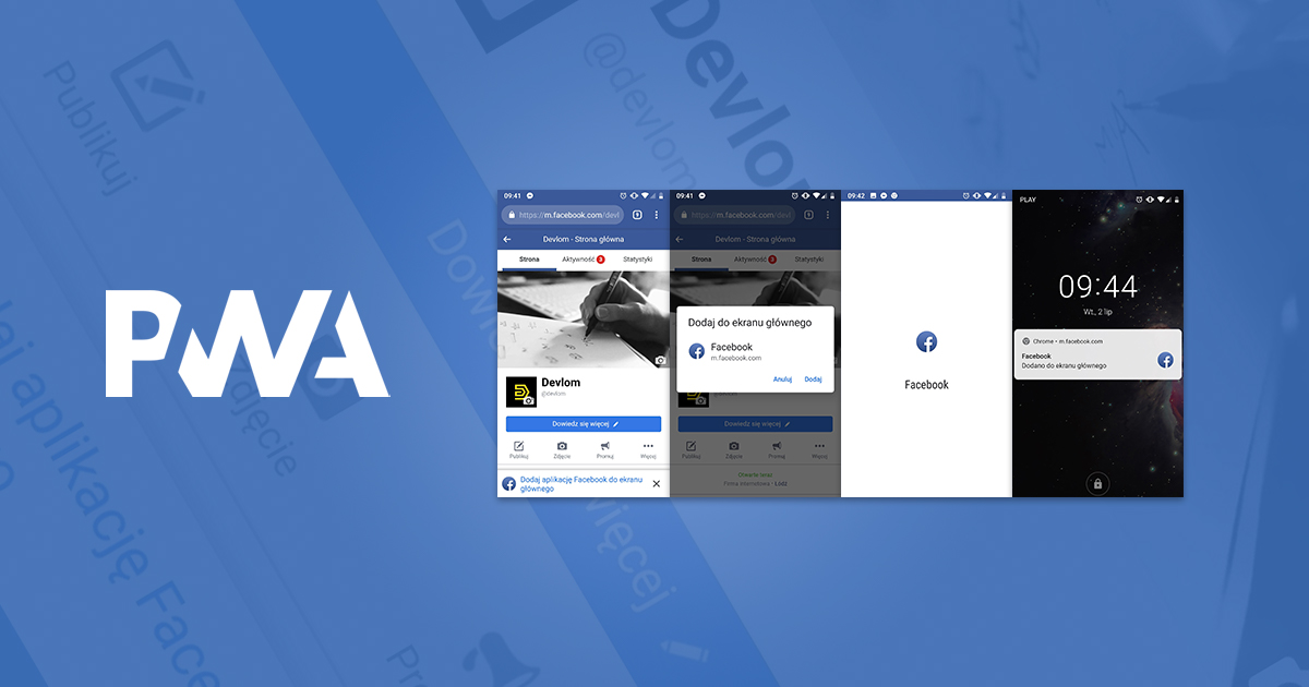 Facebook PWA available again ! | Devlom